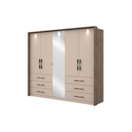 Ormar 224x255 sa 6 ladica, 525 crna 256, Cvita Next