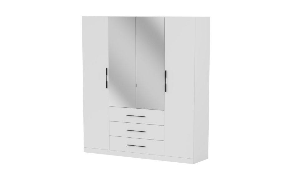 Ormar 220x202 s ladicama, 525 crna 256, Cvita Next